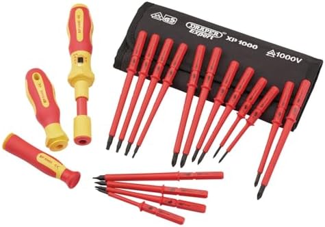 Draper XP1000 19 Piece Precision Screwdriver Set | VDE Dual Insulated ...