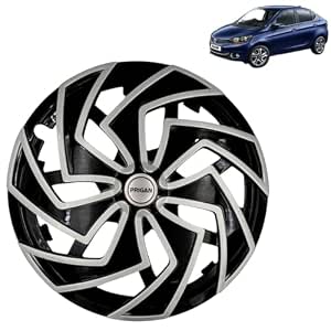 Prigan Wheel Cover for TATA TIGOR 14 Inch Silver Black Wheel Cap ...