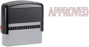 Amazon.com : Approved Self Inking Stamp Bundled with 1oz Refill Ink ...