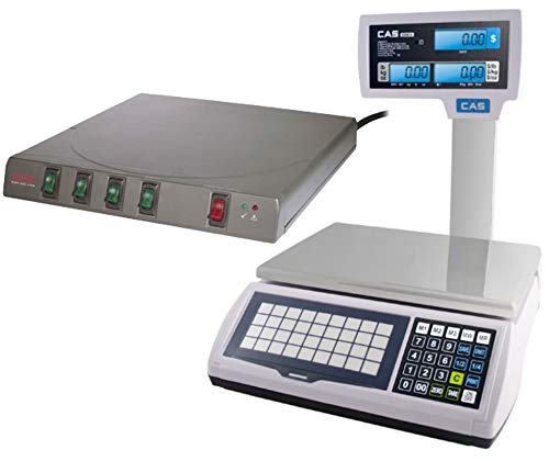 Amazon.com: CAS Combo S2000 Jr Price Computing 60 lb. Scale with ...