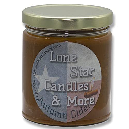 Amazon.com: Autumn Cider Scented, Hand Poured 100 Percent Soy Wax ...