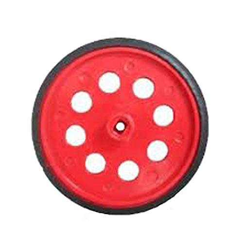 Electrobotic Rubber Grip BO Wheels for Arduino Robotic Wheels (Red, 7.1 ...