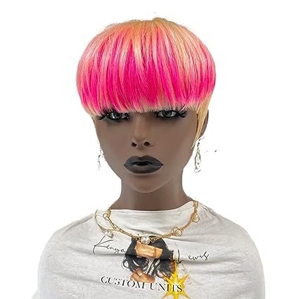 Amazon.com : FCHW Short Hairstyles Pixie Cut Hair Wig For Women Popular ...