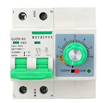 63A 220V MCB with Time Setting Function Protection Timer Switch 1 hour ...