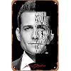 Amazon.com: Harvey Specter Tin Sign Suits TV Show Metal Sign Quotes ...