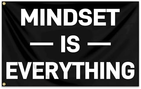 Amazon.com : Mindset is Everything Flag 3x5 Ft Motivational Fitness ...