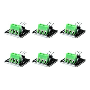 HUABAN 6PCS DS18B20 Terminal Adapter Temperature Sensor Module…: Amazon ...