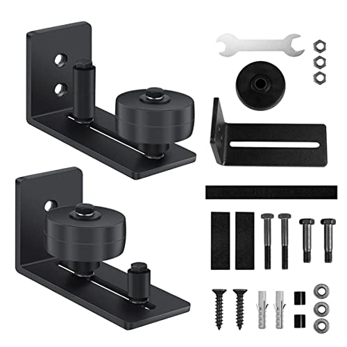 Wilktop Adjustable Floor Guide Set of 2, Sliding Door Runner, Floor ...
