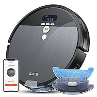 ILIFE V3s Pro Robot Vacuum Cleaner, Tangle-free Suction , Slim ...
