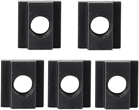 5Pcs Mini T Slot Nuts Black Oxide T Track Sliding Blocks for Machine ...