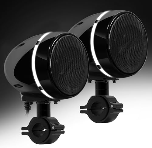 Amazon.com: GoHawk RD8-X40 Waterproof Motorcycle Bluetooth Stereo 4 ...