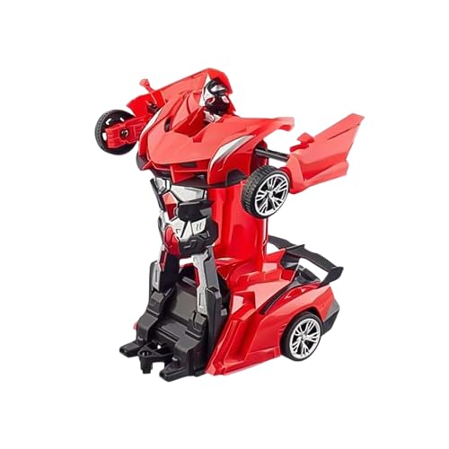 2 in 1 Automatic Robot Converted Remote Control Car with Light Scale ...