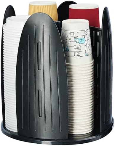 Amazon.com - Cup and Lid Holder with Straw Organizer Adjustable, 4 ...