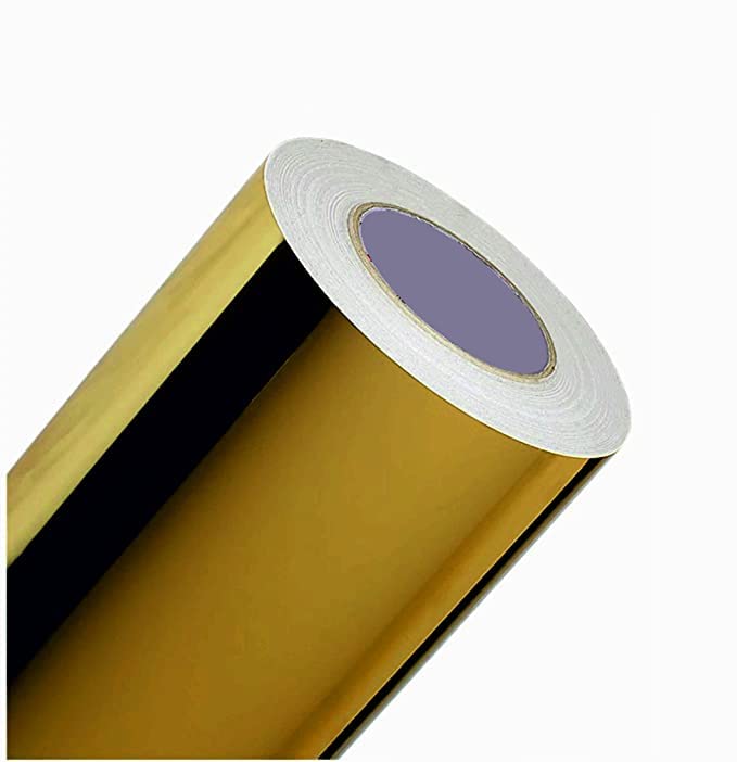 PAVI Glossy Golden Wrap Vinyl Car & Bike Wrap Sheet Vinyl Car Wrap ...