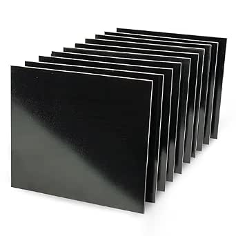 Amazon.com: 1/8" Black | Basswood Colored Wood 12x12 inches Sheets, 1 ...