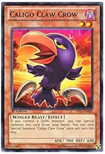 Amazon.com: 遊戯王 英語版 YS13-EN008 Caligo Claw Crow クロクロークロウ (ノーマル) 1st ...
