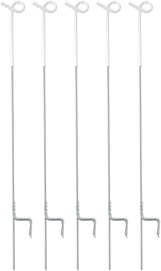 Amazon.com : Strainrite® Goldfoot Springsteel Pigtail Electric Fence ...