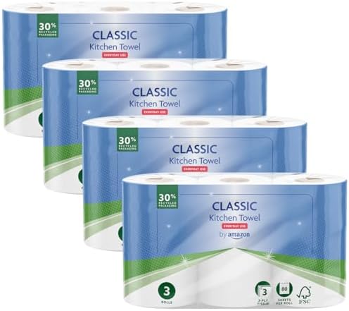 The Cheeky Panda Bamboo Kitchen Roll | 2 Kitchen Rolls - 200 Super ...