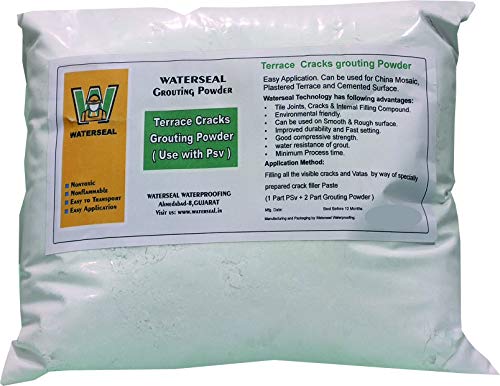 Waterseal Grouting Powder 2 kg. for Terrace Cracks and Joints Treatment ...