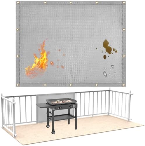 Amazon.com : Emsiok Heat Shield for Wall Behind Grill, 4'X3' Outdoor ...