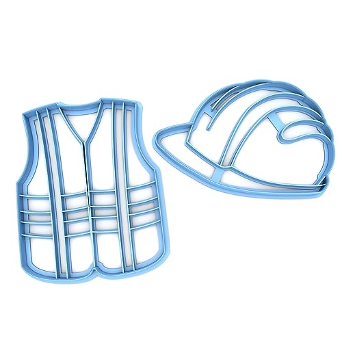 Amazon.com: Sweet Prints In Set of 2 Hard Hat and Safety Vest Cookie ...