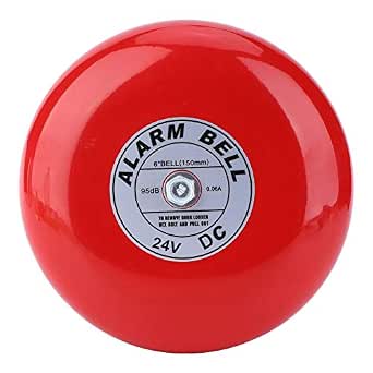 Fire Alarm Bell, CB-6B 95dB Electric Alarm Bell 150mm/5.9 Inch Bell ...