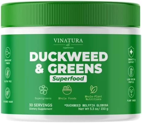 Amazon.com: VINATURA Duckweed & Greens Powder - Smoothie Mix with Super ...