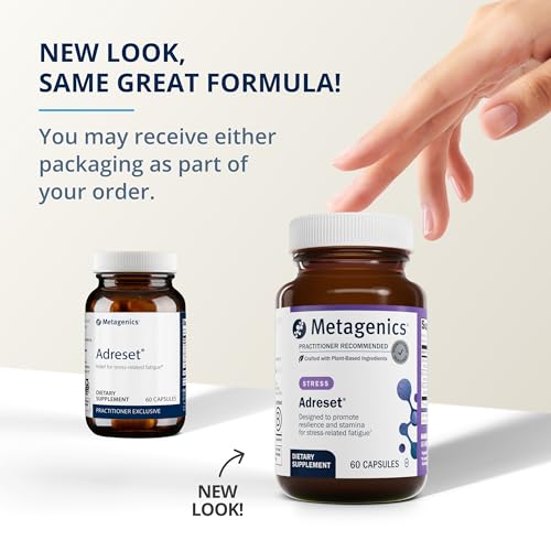 Metagenics Adreset - Suplemento Adaptogênico - Alívio da Fadiga* - com ...