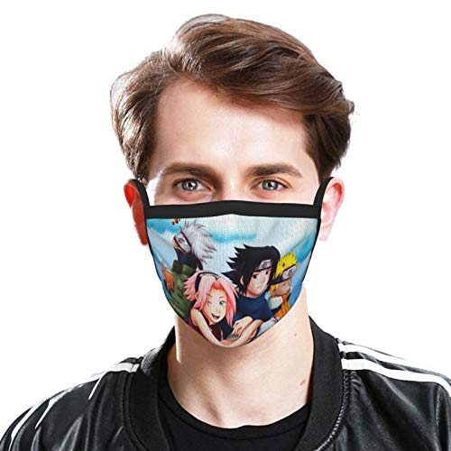 Fashion Design Uzumaki Naruto Face Mask Reusable Adjustable Sport ...