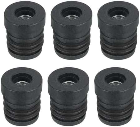 uxcell 4Pcs Inserts for Round Tubes with M8 Thread, for 19mm/0.75" OD ...