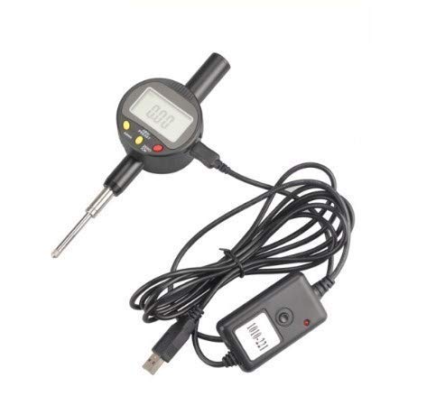 MeterTo Digital Dial Indicator with USB Cable and Software, Range: 0-25 ...