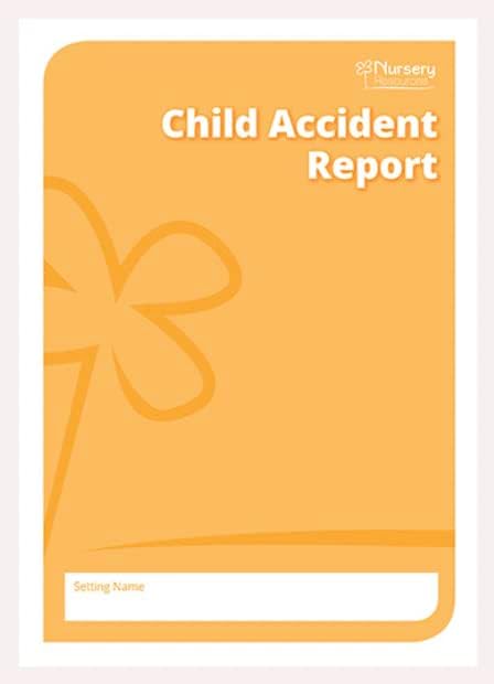 Child Accident Report Forms, Childcare and Schools Carbonless 2 Part ...