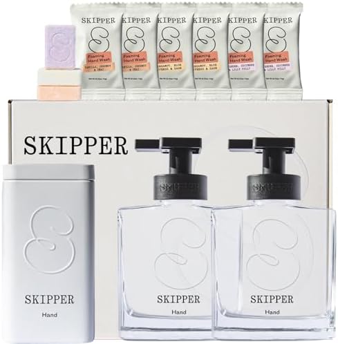 Amazon.com : Tirtyl Skipper Hand Wash Duo Kit Glass - 2 Glass Foaming ...