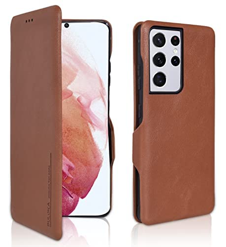 PULOKA for Samsung Galaxy S22 Ultra - Sleek Flip Case - Premium Vegan ...