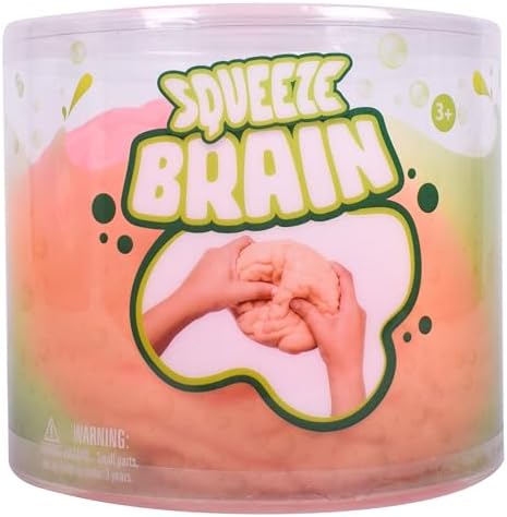 Amazon.com: Large Brain Squishy Squeeze Ball, Stress Relief Sensory ...