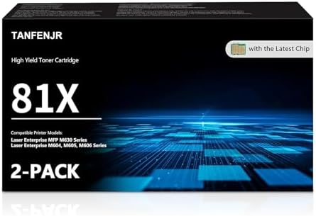 Amazon.com: 81X High Yield Toner Cartridge (with Chip) CF281X 2-Pack ...