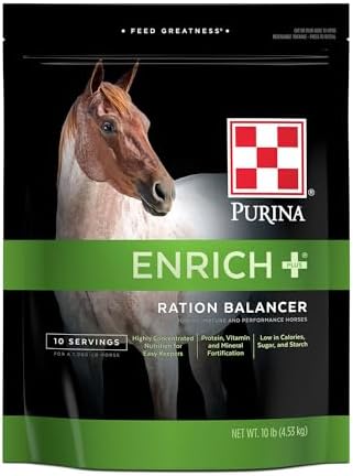 Amazon.com : Purina | Enrich Plus Ration Balancing Horse Feed (10 LB ...