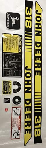 Amazon John Deere 318 Tractor Decal Kit Patio Lawn Garden