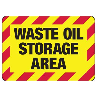 SN-7Hx10W-MAG-PLY-WASTE Oil Storage AREA7" H x 10" W Magnetic Not ...