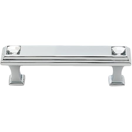 Alno A726-3-PC Traditional Charlie's Collection Pulls, Polished Chrome ...