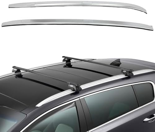Amazon.com: FINDAUTO Roof Rack Side Rails for Toyota for Highlander ...