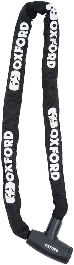 Oxford OF178 GP Chain Lock ,Black,1.5m x 8mm : Amazon.co.uk: Automotive