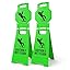 Berry Caution Wet Floor Sign - Green | 100CM Height Slippery Floor ...