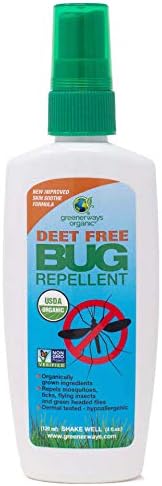 Amazon.com: Greenerways Organic, Bug Repellent, Premium, USDA Organic ...