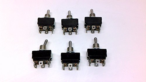 Und Lab Inc 3465 - Pack Of 6 - Toggle Switch, 10A, 250V, 6 Pin, 3/4Hp ...