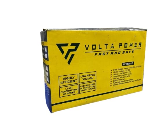 Amazon.in: Buy Volta 8 Channel CCTV smps Power Supply Online at Low ...