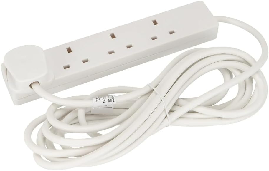 EPISENT Extension Lead 13AMP 250V Power Strip | 4 Way Multi Socket ...