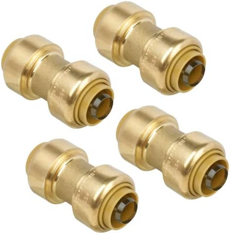JUWO 1/2" Push to Connect End Cap for PEX, Copper, CPVC Pipe, Brass ...