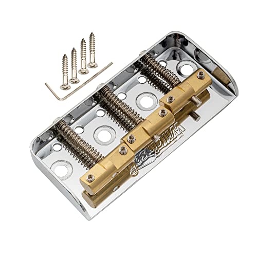 Wilkinson WTBS Short Telecaster Bridge Compensated Brass Saddles for ...