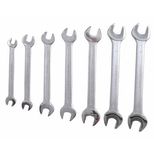 Wiha 35096 Open End Metric Wrenches, 7-Piece - Combination Wrenches ...